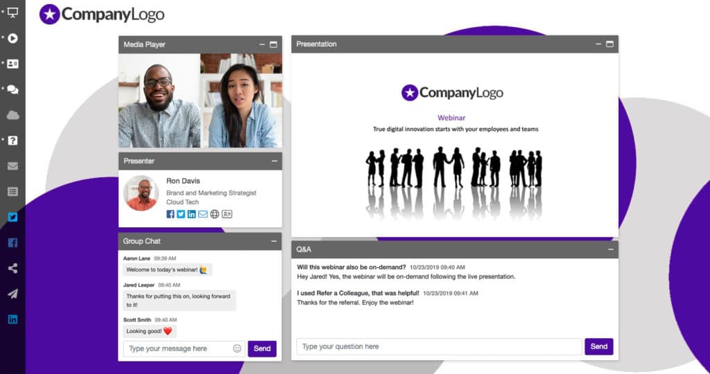 Highly Customizable Webinar Platform, Unlimited Attendees - Webinar.net